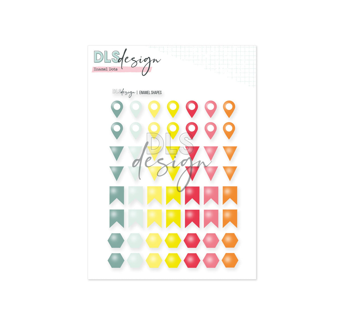 Enamel Shapes One Moment In Time – DLS Design Wholesale