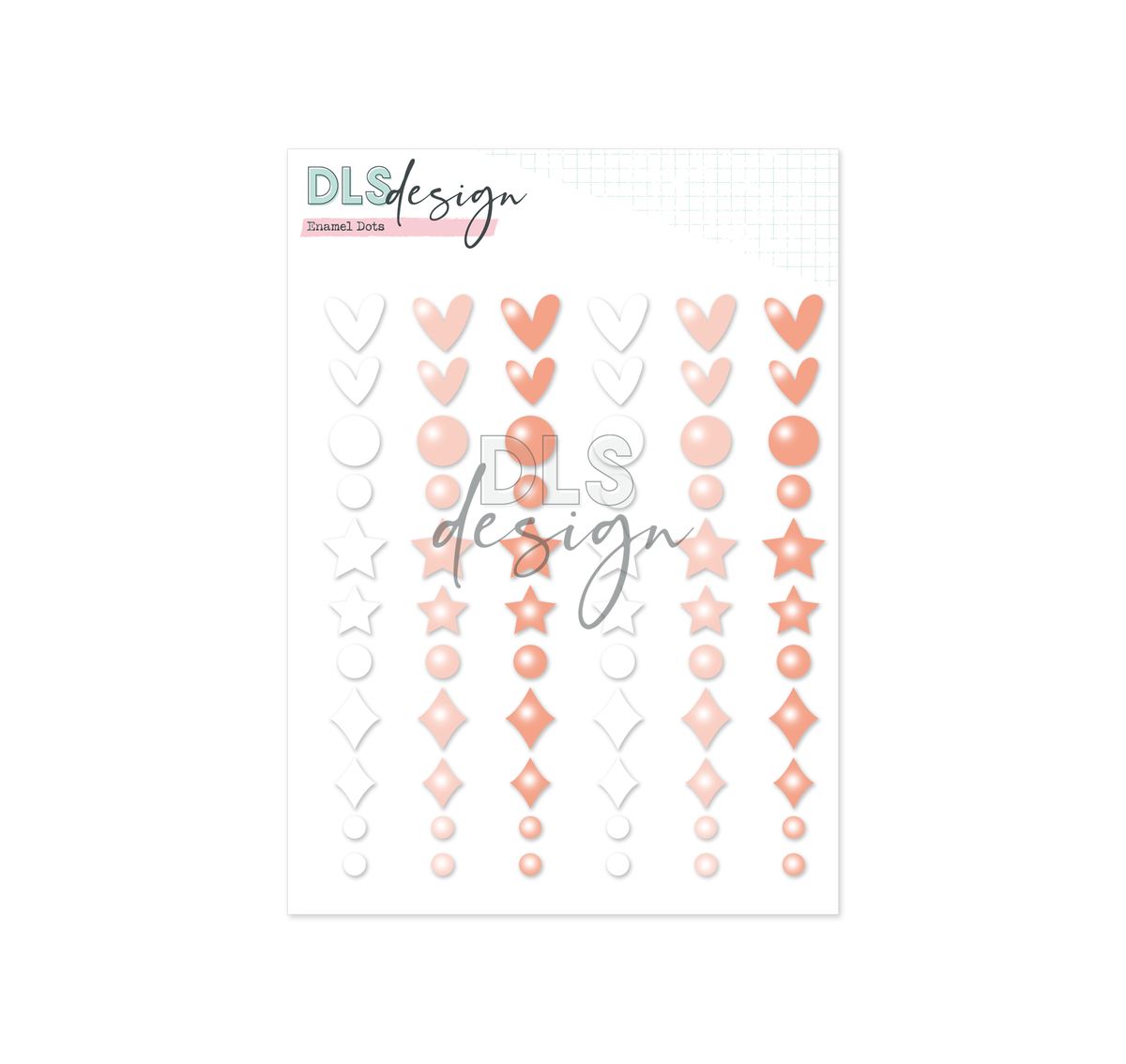 Enamel Shapes Peach – DLS Design Wholesale