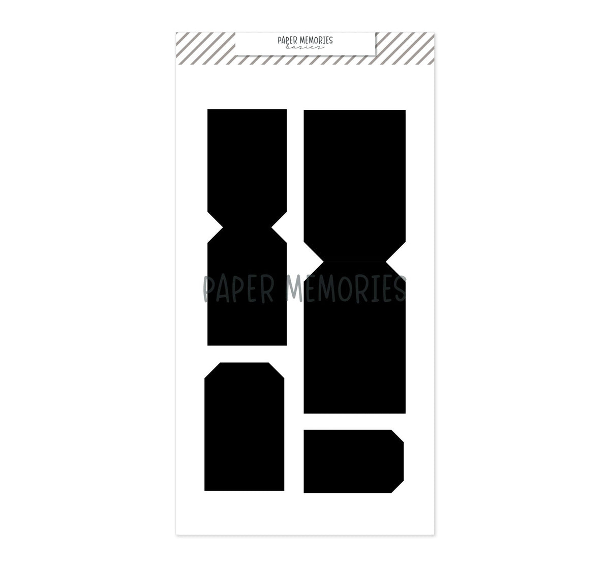 Die Set Folded Tags With Frame – DLS Design Wholesale