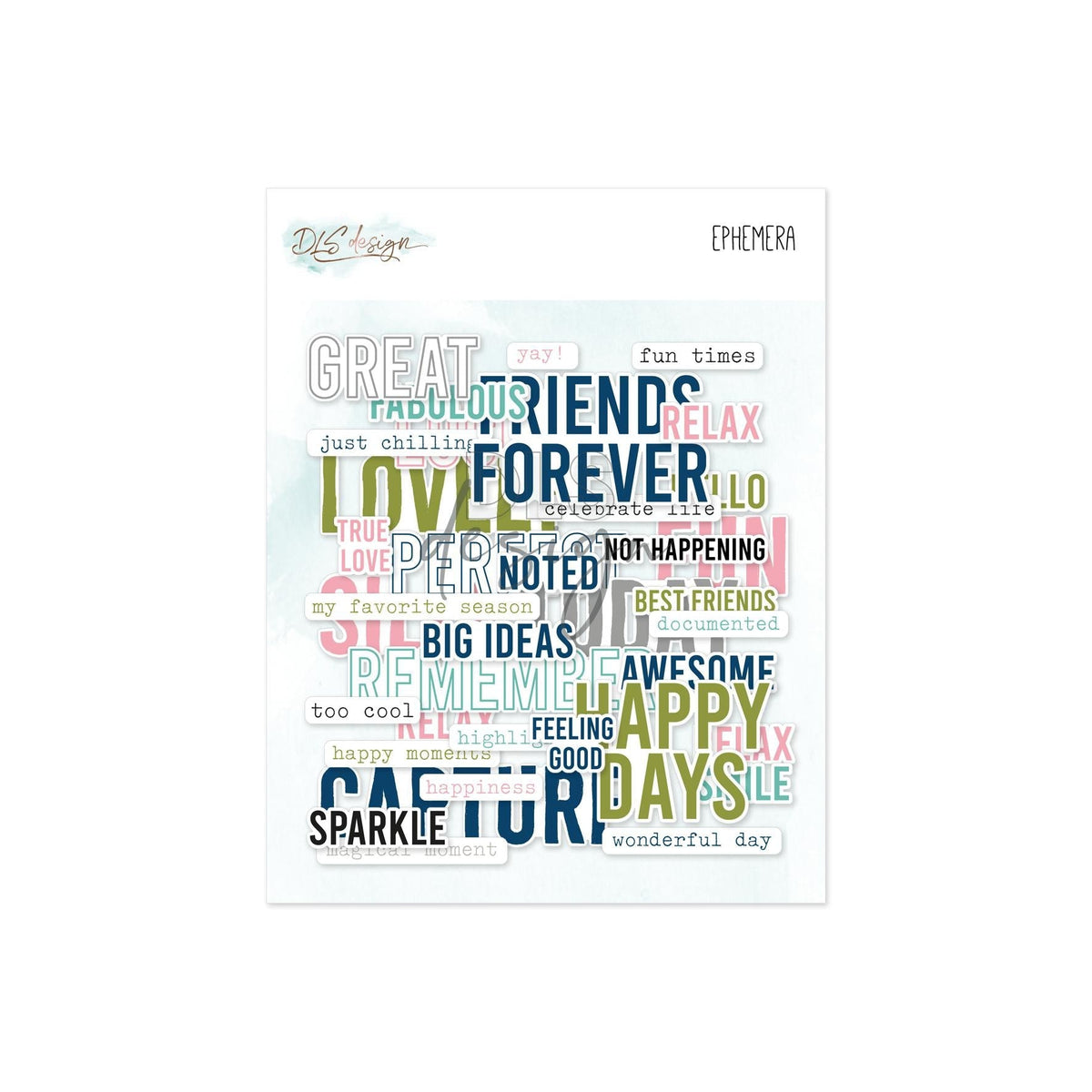 Ephemera Daily Words – DLS Design Wholesale