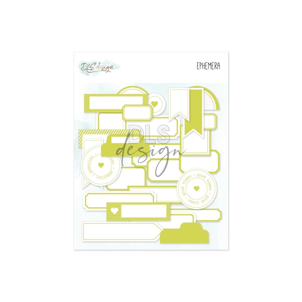Ephemera Labels Light Green – DLS Design Wholesale
