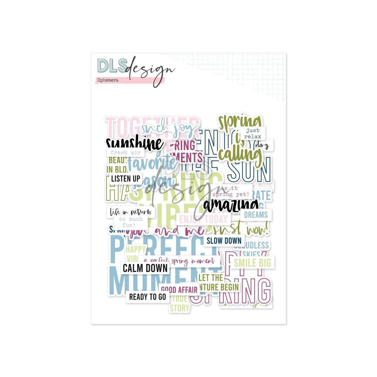 Ephemera Peaceful Words – DLS Design Wholesale