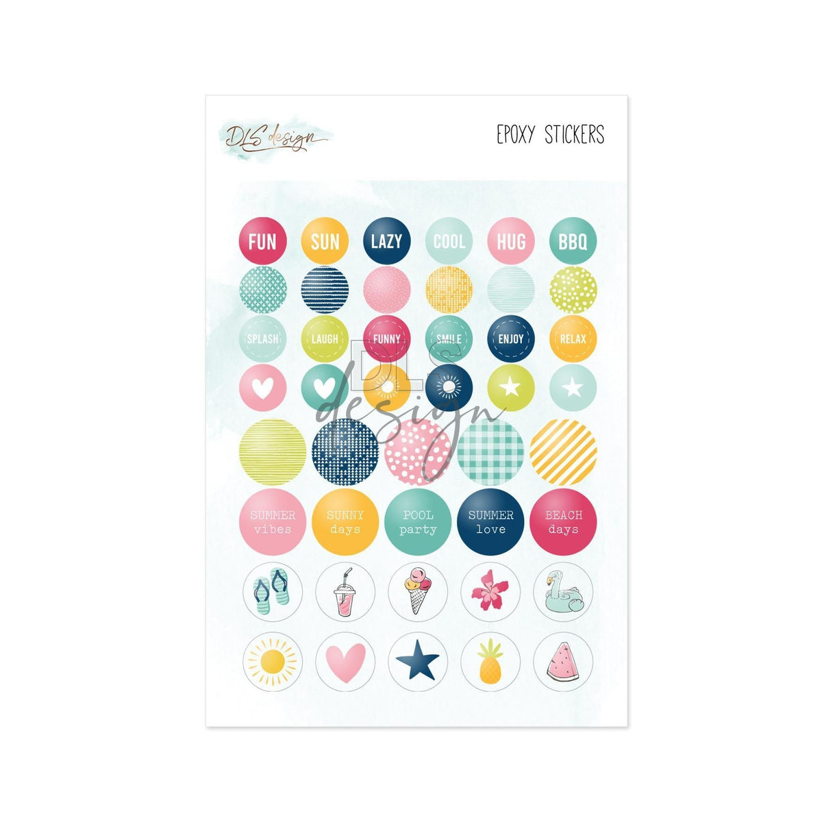 Epoxy Stickers Summer Stories – DLS Design Wholesale