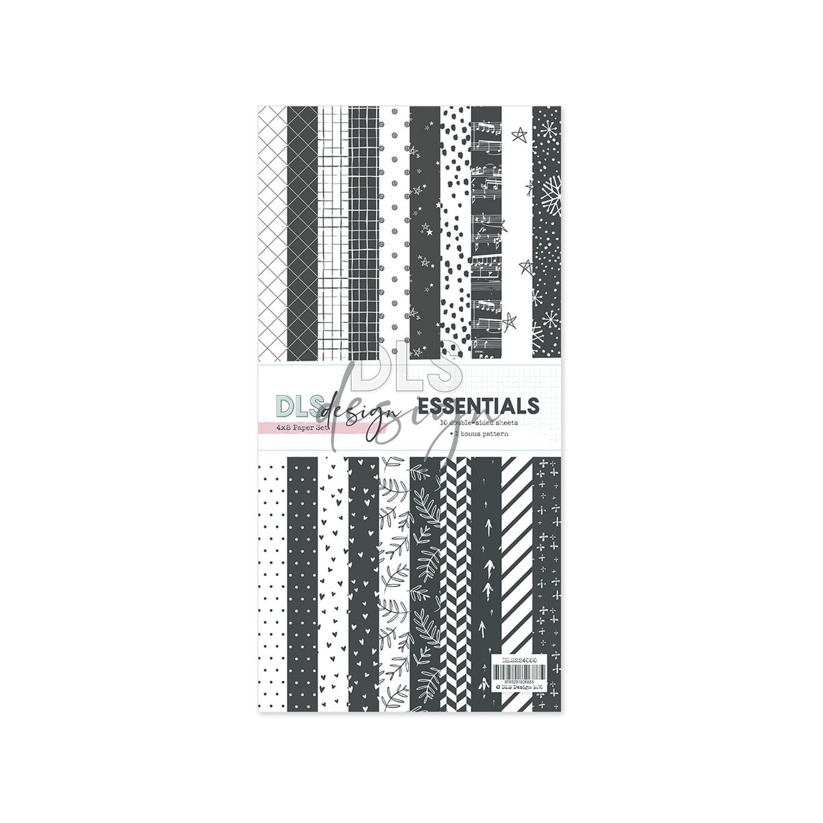 Paper Set 4x8" Essentials Black & White – DLS Design Wholesale