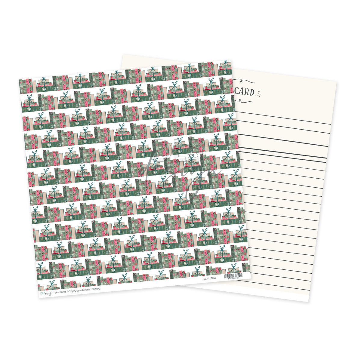 12" Paper Ten Sings Of Spring - Garden Library – DLS Design Wholesale