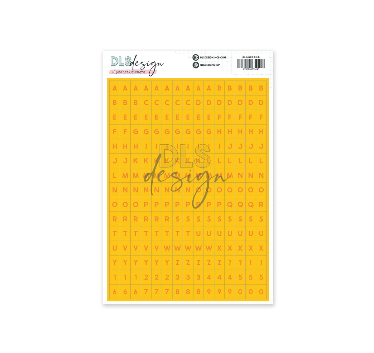 Alphabet Stickers Coco Sunshine – DLS Design Wholesale