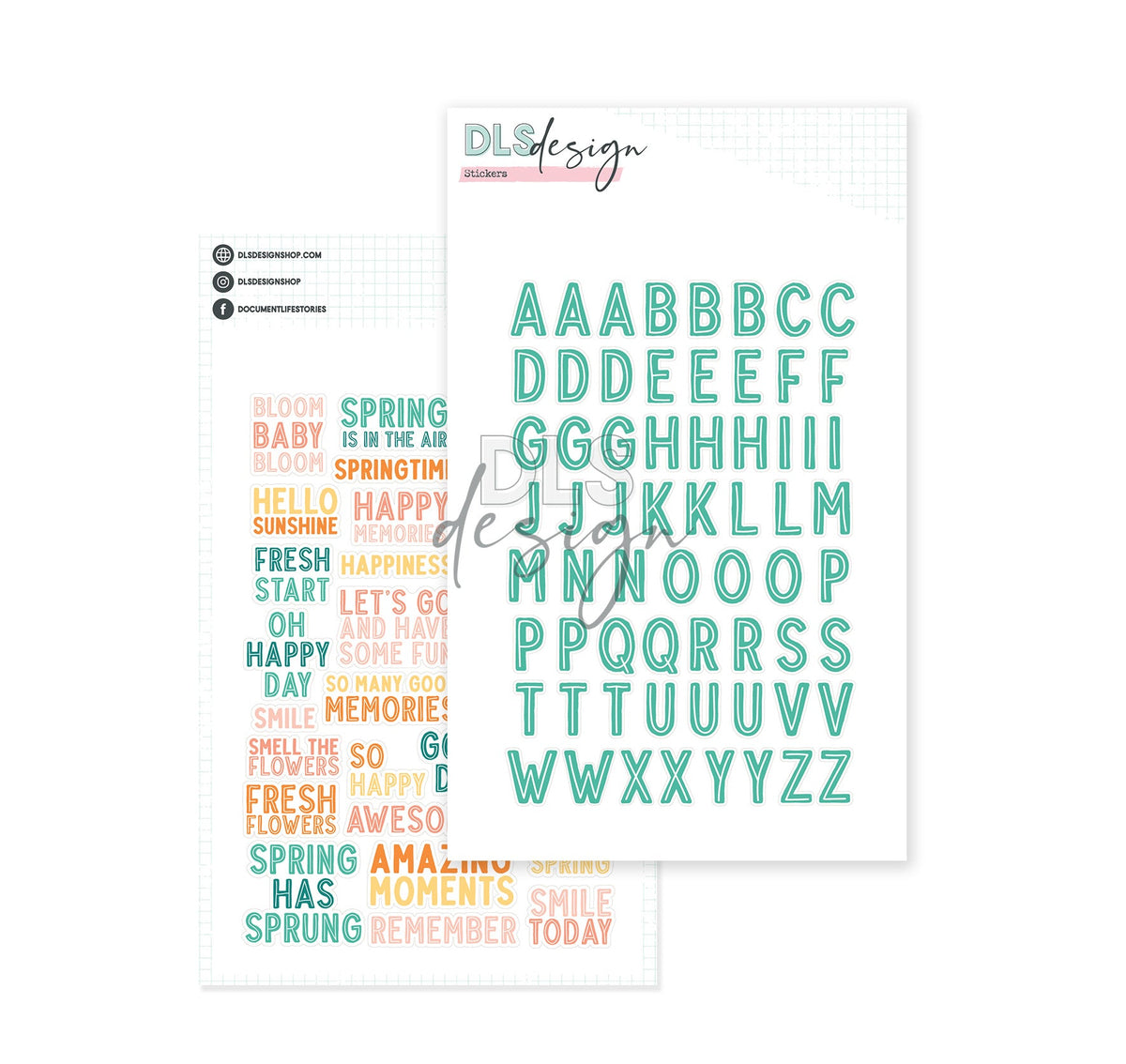 Contour Alphabet & Word Stickers Twelve Months Of Stories - XL Kit ...