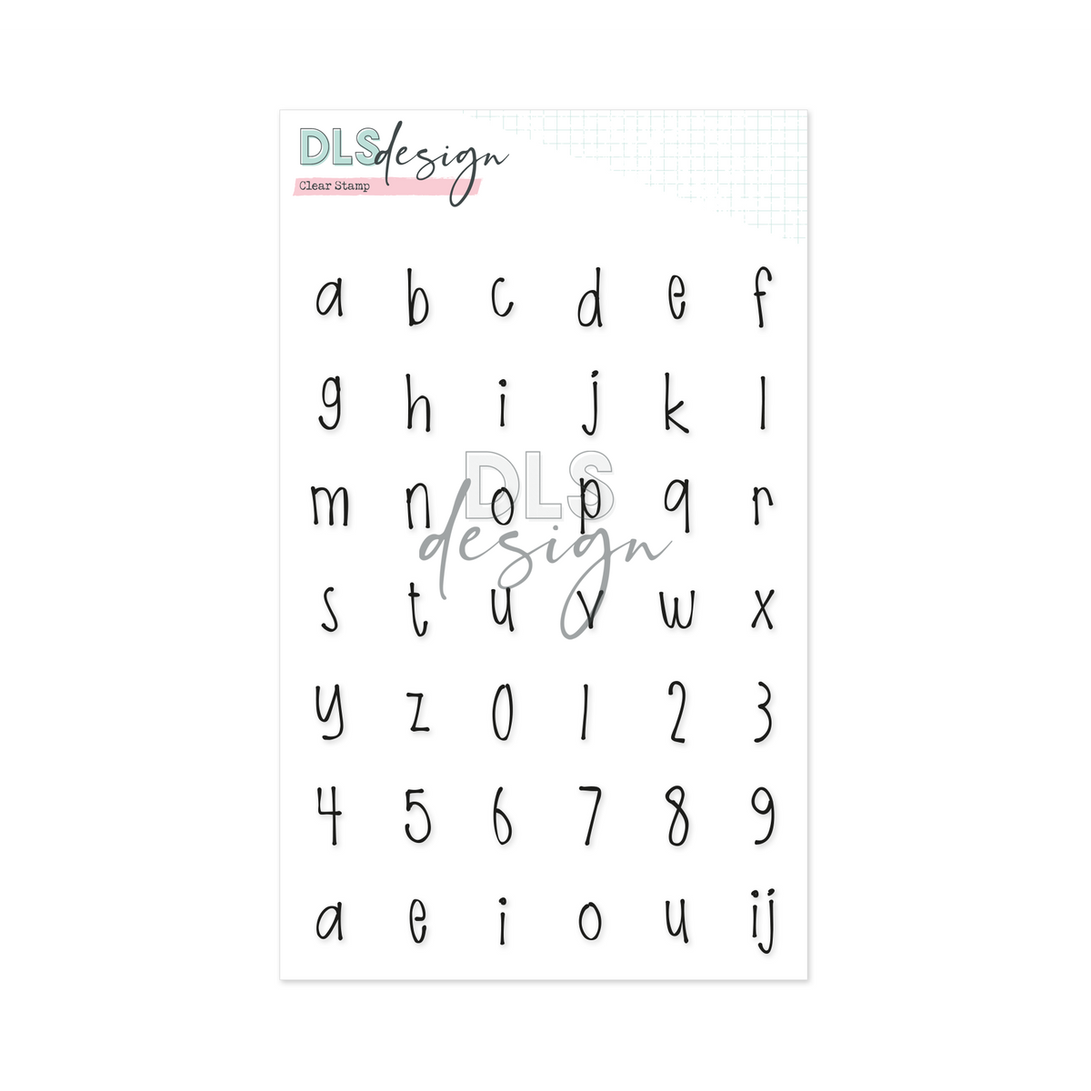 Clear Stamp Elsie Small ABC Lowercase – DLS Design Wholesale