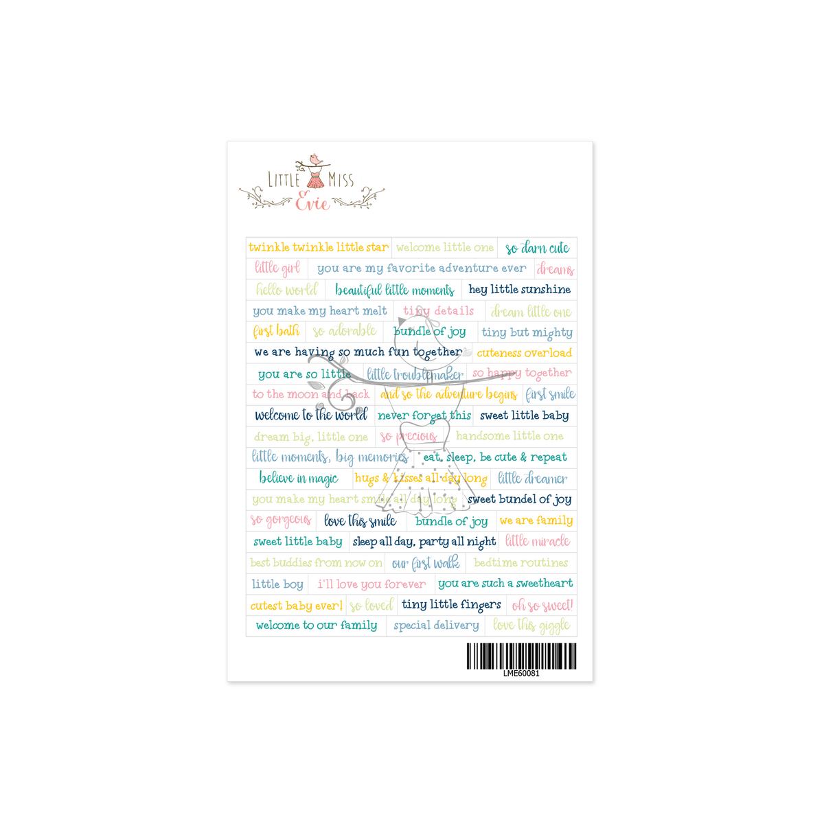 Word Stickers: Twinkle Twinkle Little Star – DLS Design Wholesale